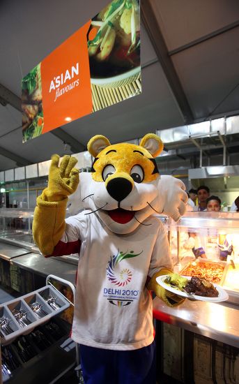 Commonwealth Games 2010 Tiger Mascot Shera Editorial Stock Photo ...