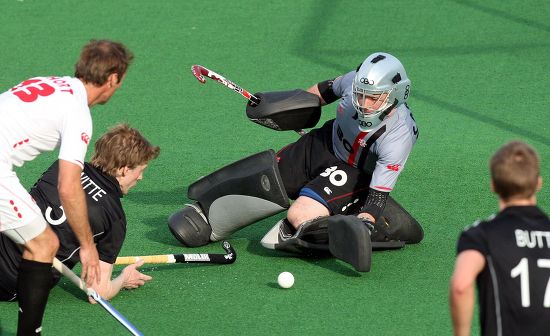 Canadian Goalkeeper Matthew Peck Trying Save Editorial Stock Photo ...