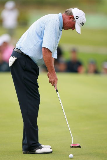 Us Golf Player Russ Cochran Putts Editorial Stock Photo - Stock Image ...