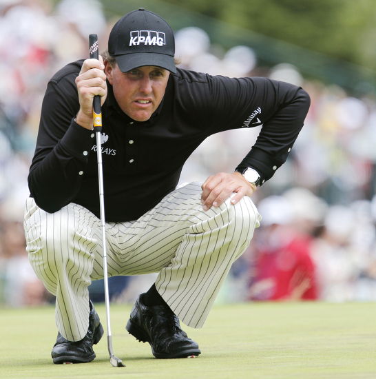 Phil Mickelson United States Lines Putt Editorial Stock Photo - Stock ...