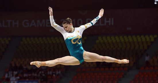 Australias Georgia Bonora Competes Beam During Editorial Stock Photo ...