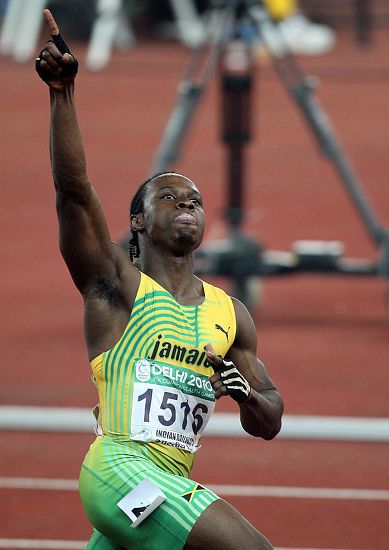 Jamaica Lerone Clarke Celebrates His Win Editorial Stock Photo - Stock ...