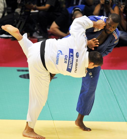 Teddy Riner France Tries Throw Andreas Editorial Stock Photo - Stock ...
