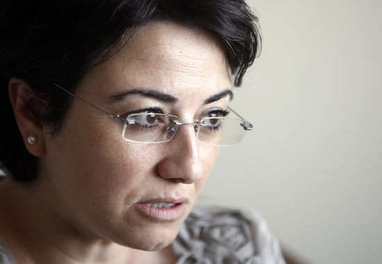 Hanin Zoabi Palestinian Member Israeli Knesset Editorial Stock Photo ...