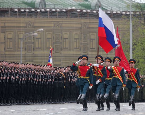 Russian Honor Guards Presidents Regiment Carry Editorial Stock Photo ...