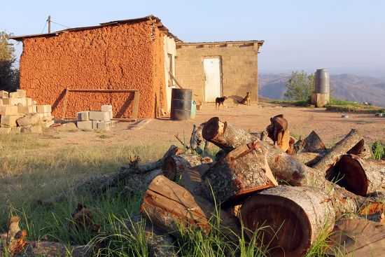 Zulu Homestead Shown Valley Thousand Hills Editorial Stock Photo ...
