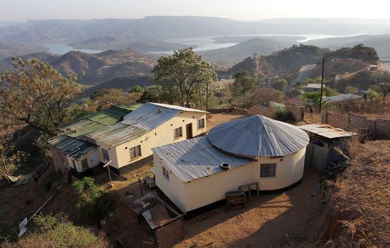 Zulu Homestead Shown Valley Thousand Hills Editorial Stock Photo ...
