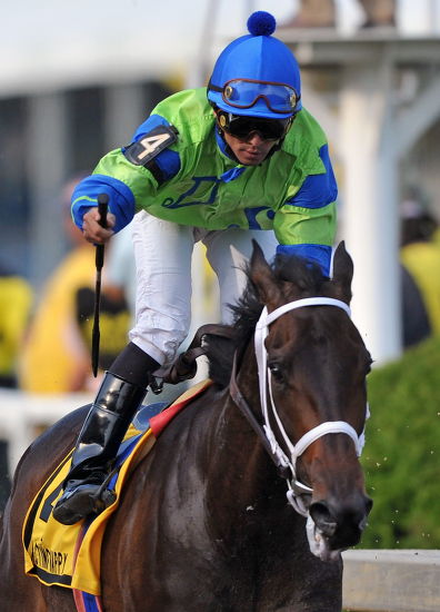 Acting Happy Jockey Jose Lezcano On Editorial Stock Photo - Stock Image ...