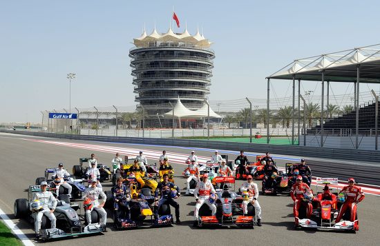 Season 2010 Formula One Drivers Pose Editorial Stock Photo - Stock ...
