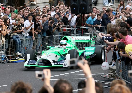 Gumball Rally Racing Car Drives Through Editorial Stock Photo - Stock ...