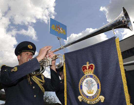 Fanfare Trumpets Central Band Royal Air Editorial Stock Photo - Stock ...
