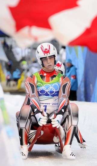 Chris Mike Moffat Canada Arrive Finish Editorial Stock Photo - Stock ...