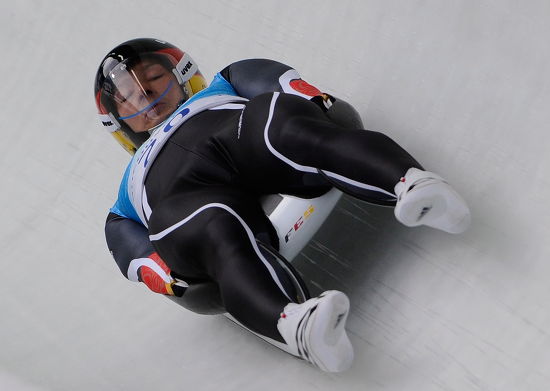 David Moeller Germany Navigates Curve During Editorial Stock Photo ...