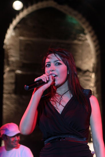 Moroccan Singer Jannat Performs On Stage Editorial Stock Photo - Stock ...