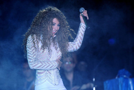 Lebanese Singer Myriam Fares Performs During Editorial Stock Photo ...