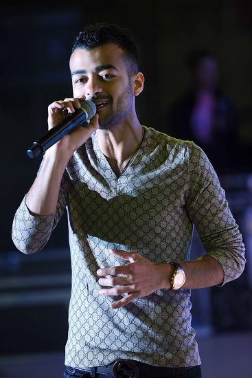 Egyptain Singer Haitham Shaker Performs During Editorial Stock Photo ...