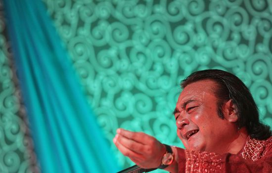 Pakistani Ghazal Singer Asif Mehdi Performs Editorial Stock Photo ...