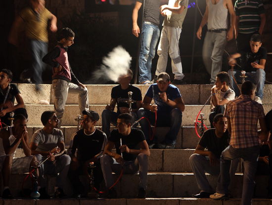 Palestinian Young Men Gather On Steps Editorial Stock Photo - Stock ...