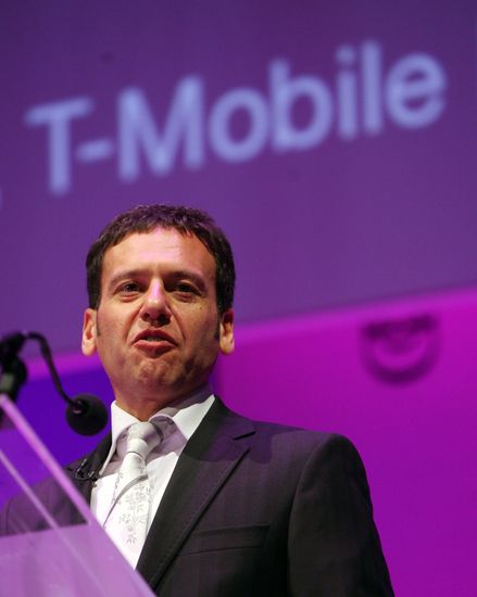 Hamid Akhavan Chief Executive Officer Tmobile Editorial Stock Photo ...
