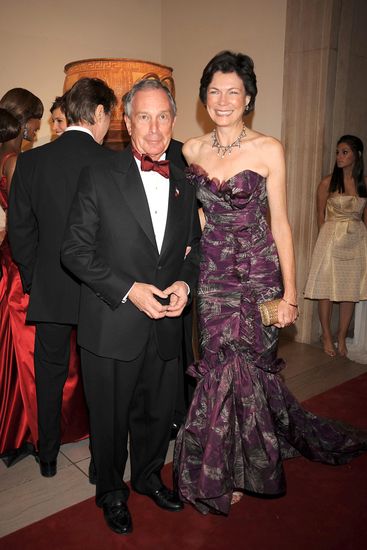 Mayor Michael Bloomberg Girlfriend Diana Taylor Editorial Stock Photo ...