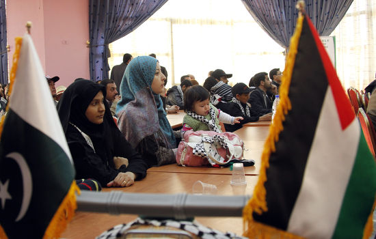 Activists Asian Aid Convoy Attend Ceremony Editorial Stock Photo ...