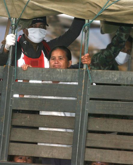 Hmong Refugees Inside Military Truck Next Editorial Stock Photo - Stock ...