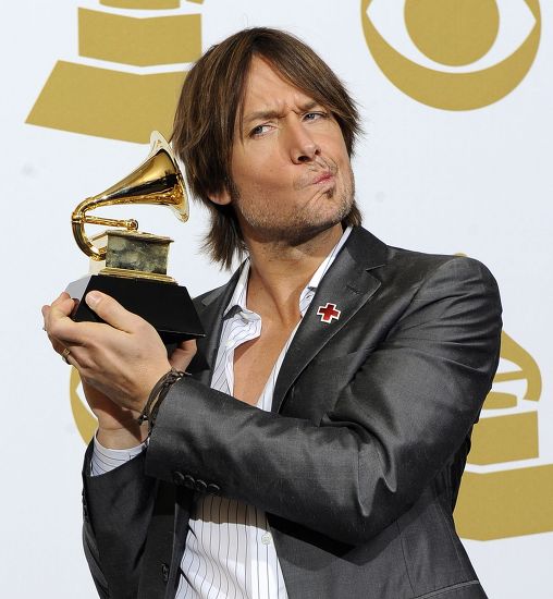 Australian Country Singer Keith Urban Holds Editorial Stock Photo ...