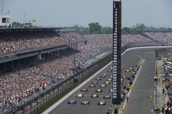 Cars 100th Anniversary Running Indianapolis 500 Editorial Stock Photo ...