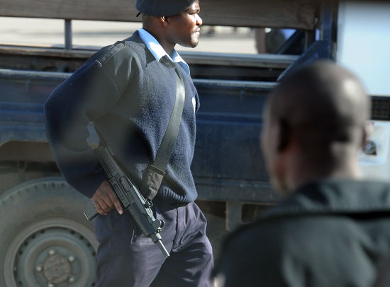 General Viel Increased Security Around Afcon Editorial Stock Photo ...