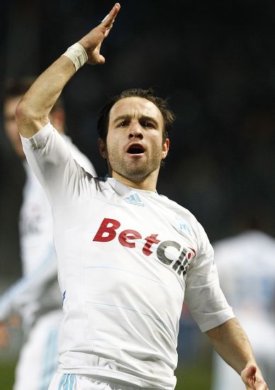 Mathieu Valbeuna Olympique Marseille Celebrates After Editorial Stock ...