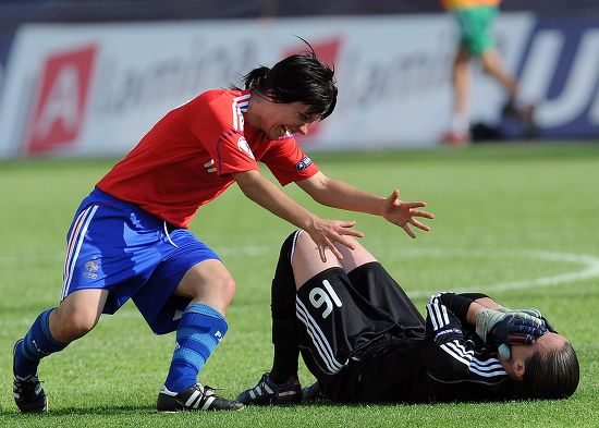 France Player Rose Lavaud L Celebrates Editorial Stock Photo - Stock ...