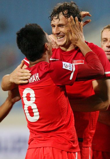 Aleksandar Duric Singapore R Celebrates After Editorial Stock Photo ...