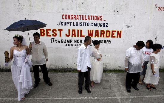 Filipino Inmates Their Partners Wait Start Editorial Stock Photo ...