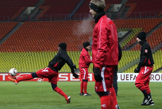 Fc Twente Soccer Team Players Have Editorial Stock Photo - Stock Image ...