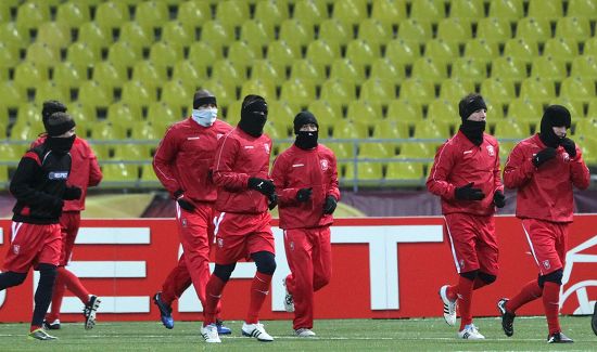 Fc Twente Soccer Team Players Have Editorial Stock Photo - Stock Image ...
