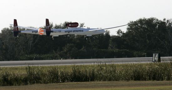 Virgin Atlantic Airways Globalflyer Aircraft Arrives Editorial Stock ...