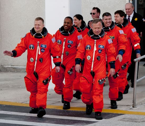 Nasa Astronauts Commander Steve Lindsey Pilot Editorial Stock Photo ...