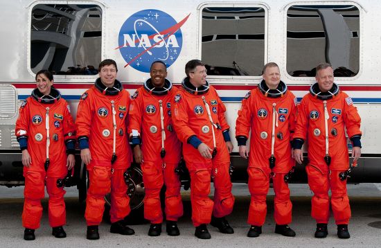 Nasa Astronauts Rl Commander Steve Lindsey Editorial Stock Photo ...