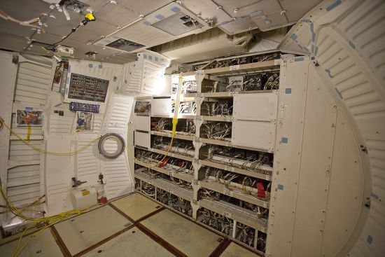 View Forward Bulkhead Inside Mid Deck Editorial Stock Photo - Stock ...