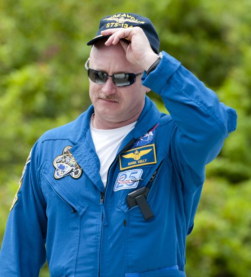 Nasa Astronaut Mission Commander Mark Kelly Editorial Stock Photo ...