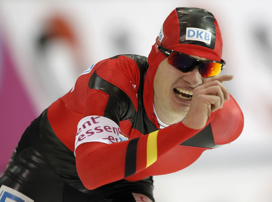 German Patrick Beckert Skates Fourth Place Editorial Stock Photo ...
