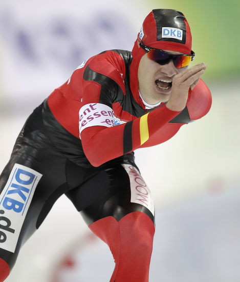 German Patrick Beckert Skates Fourth Place Editorial Stock Photo ...