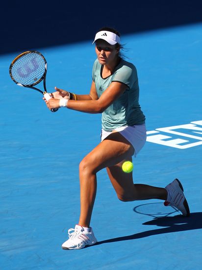 Laura Robson Great Britain Hits Ball Editorial Stock Photo - Stock ...