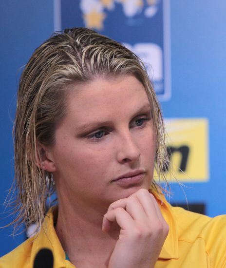 Australian Swimmer Leisel Jones Thought Press Editorial Stock Photo ...