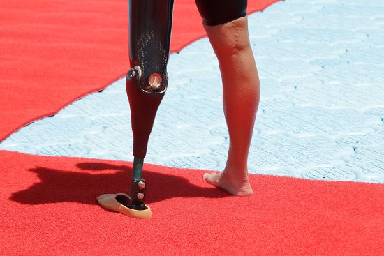 One Legged South African Swimmer Natalie Editorial Stock Photo - Stock ...