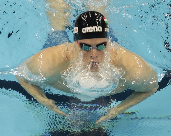 Hungarys Daniel Gyurta Competes Mens 200m Editorial Stock Photo - Stock ...