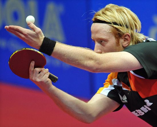 Christian Suss Germany Serves Ball Andrian Editorial Stock Photo ...
