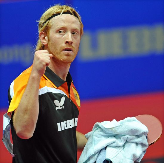 Christian Suss Germany Celebrates Point Against Editorial Stock Photo ...