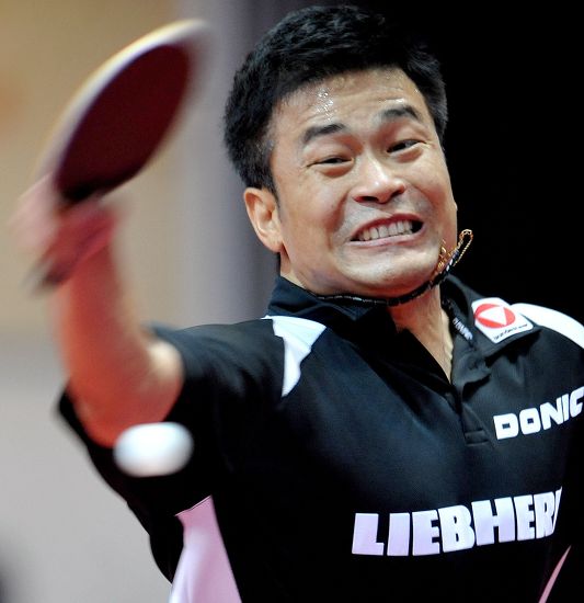 Weixing Chen Austria Returns Ball Pavel Editorial Stock Photo - Stock ...