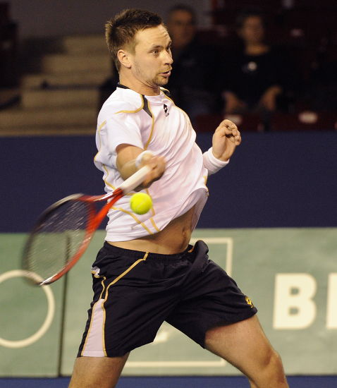 Robin Soderling Sweden Returns Ball Ivo Editorial Stock Photo - Stock ...